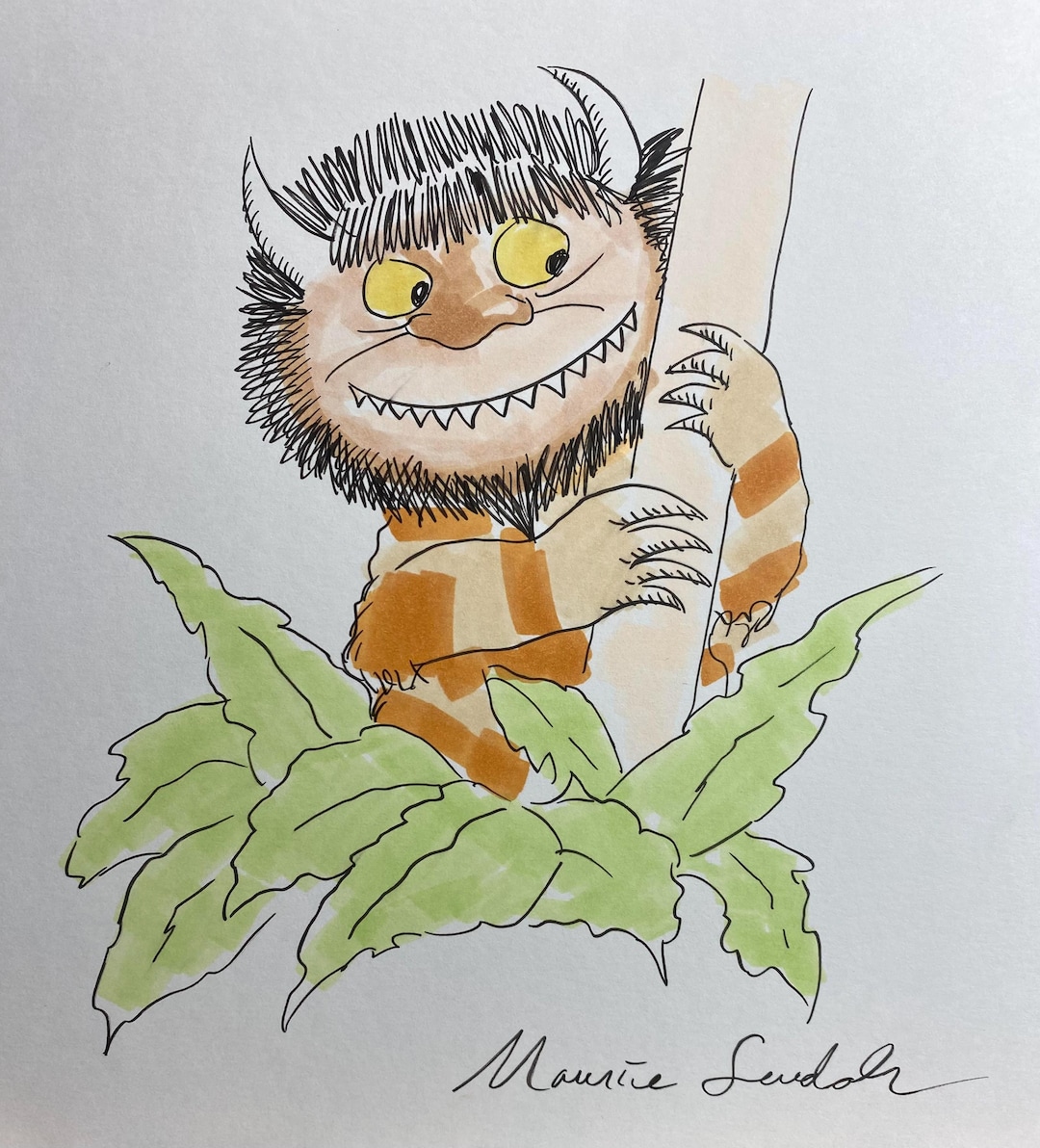 Maurice Sendak, Max, Where the Wild Things Are, Original, Estate Found ...