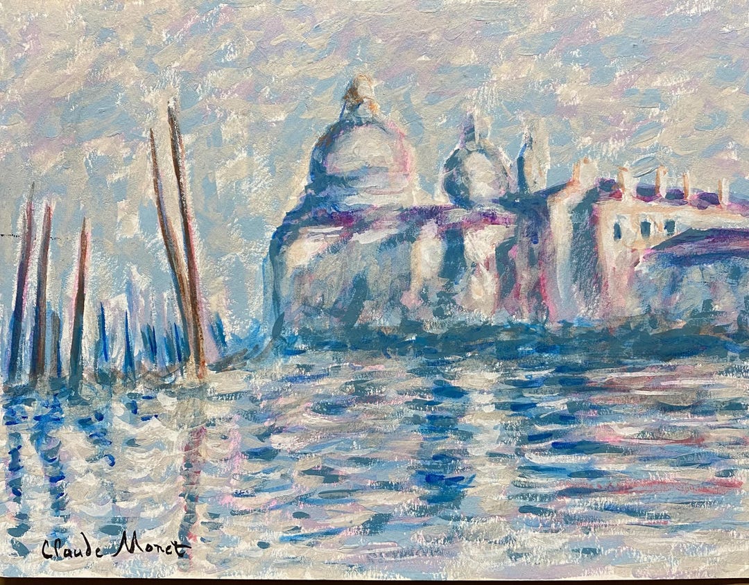 Monet, Claude Monet, Impressionism, Original, Estate Found, Drawing, Painting, Art, Artwork, - Etsy