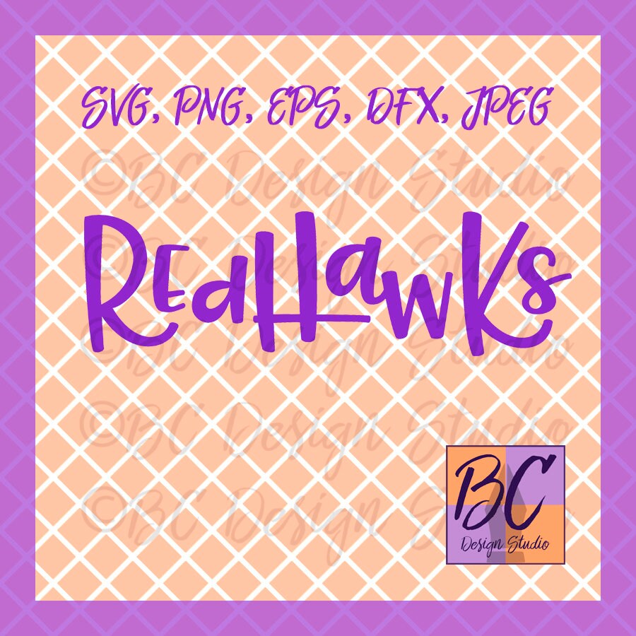 Redhawks Team Sports Name Svg, Redhawks Svg, Jpg, Dxf, Eps, Png, Clip ...