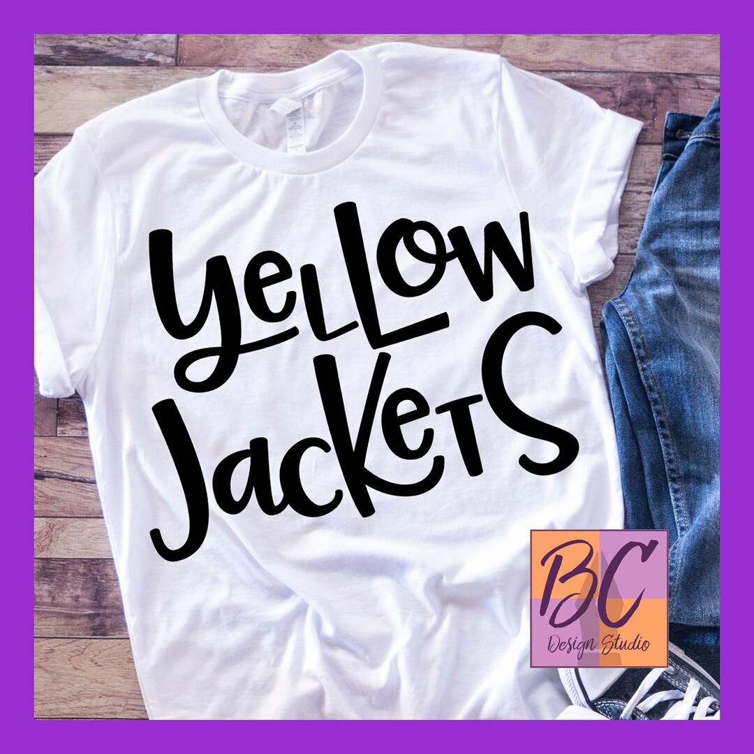 Yellow Jackets Team Sports Name Svg, Jackets Svg, Jpg, Dxf, Eps, Png ...
