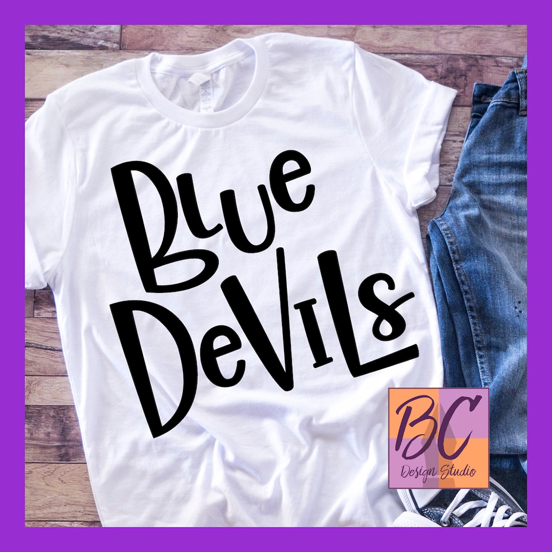 Blue Devils Team Sports Name Svg, Jpg, Dxf, Eps, Png, Clip Art, Sports ...