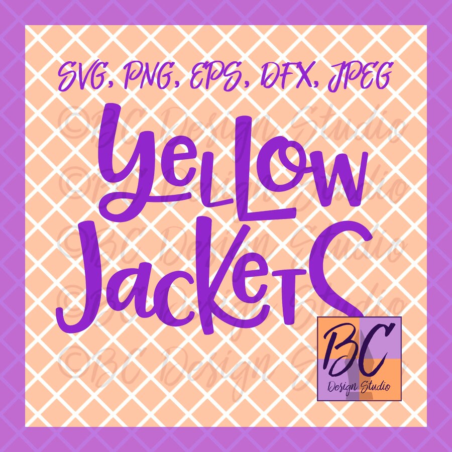 Yellow Jackets Team Sports Name Svg, Jackets Svg, Jpg, Dxf, Eps, Png ...