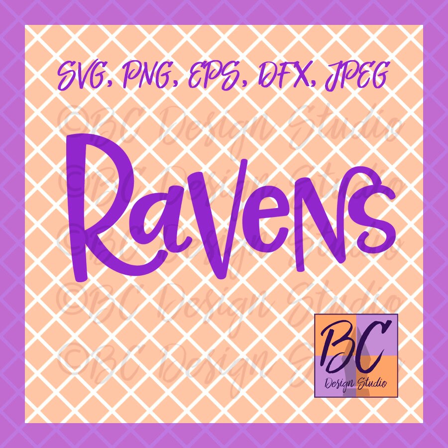 Ravens Team Sports Name Svg Ravens Svg Jpg Dxf Eps Png - Etsy
