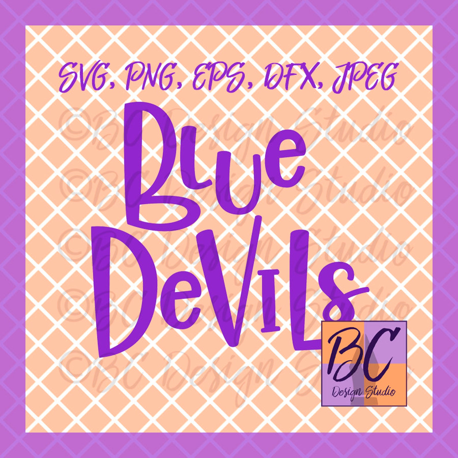 Blue Devils Team Sports Name Svg, Jpg, Dxf, Eps, Png, Clip Art, Sports ...