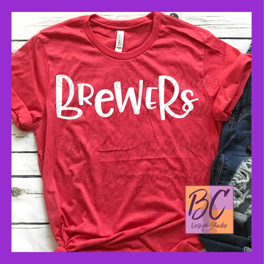 BREWERS Team Sports Name Svg, Jpg, Dxf, Eps, Png, Clip Art, Sports Fan ...