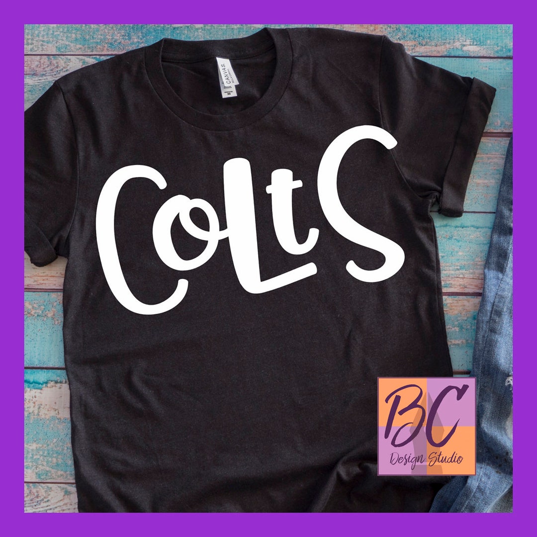 COLTS Team Sports Name Svg, Jpg, Dxf, Eps, Png, Clip Art, Sports Fan ...