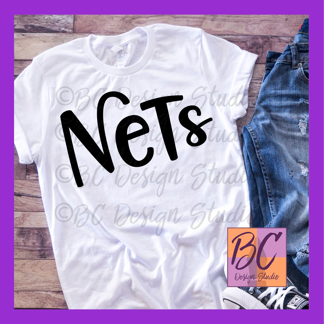 Nets Team Sports Name Svg Nets Svg Jpg Dxf Eps Png Clip - Etsy
