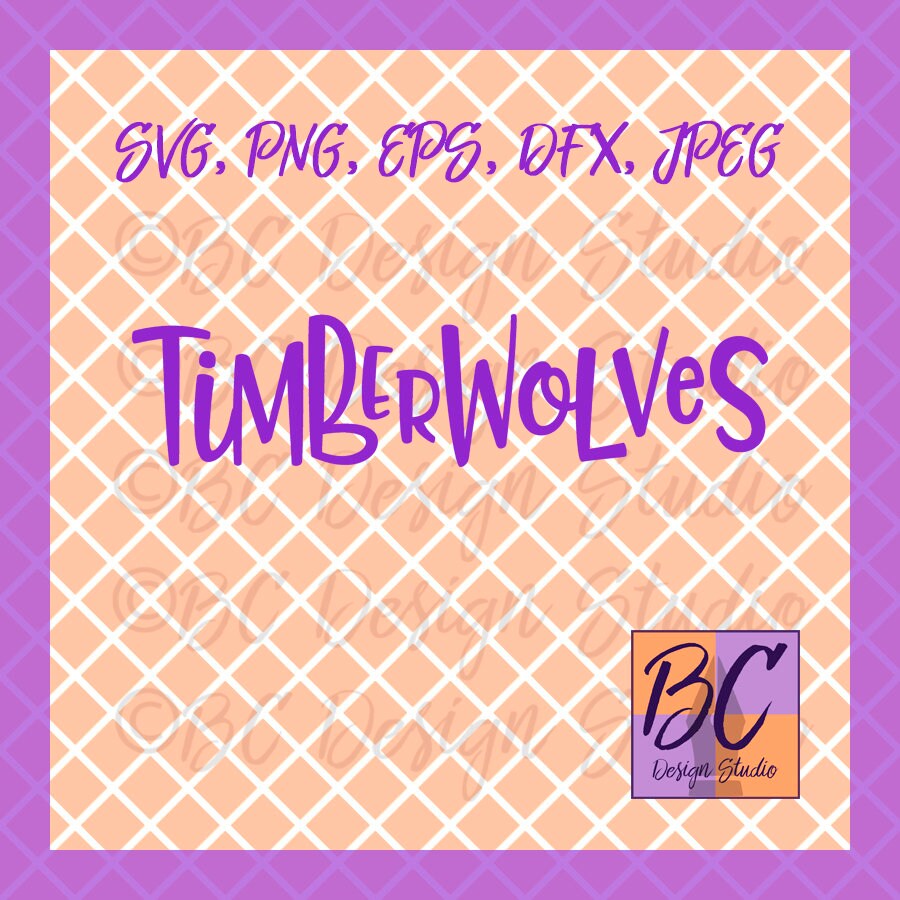 Timberwolves Team Sports Name Svg, Tigers Svg, Jpg, Dxf, Eps, Png, Clip ...
