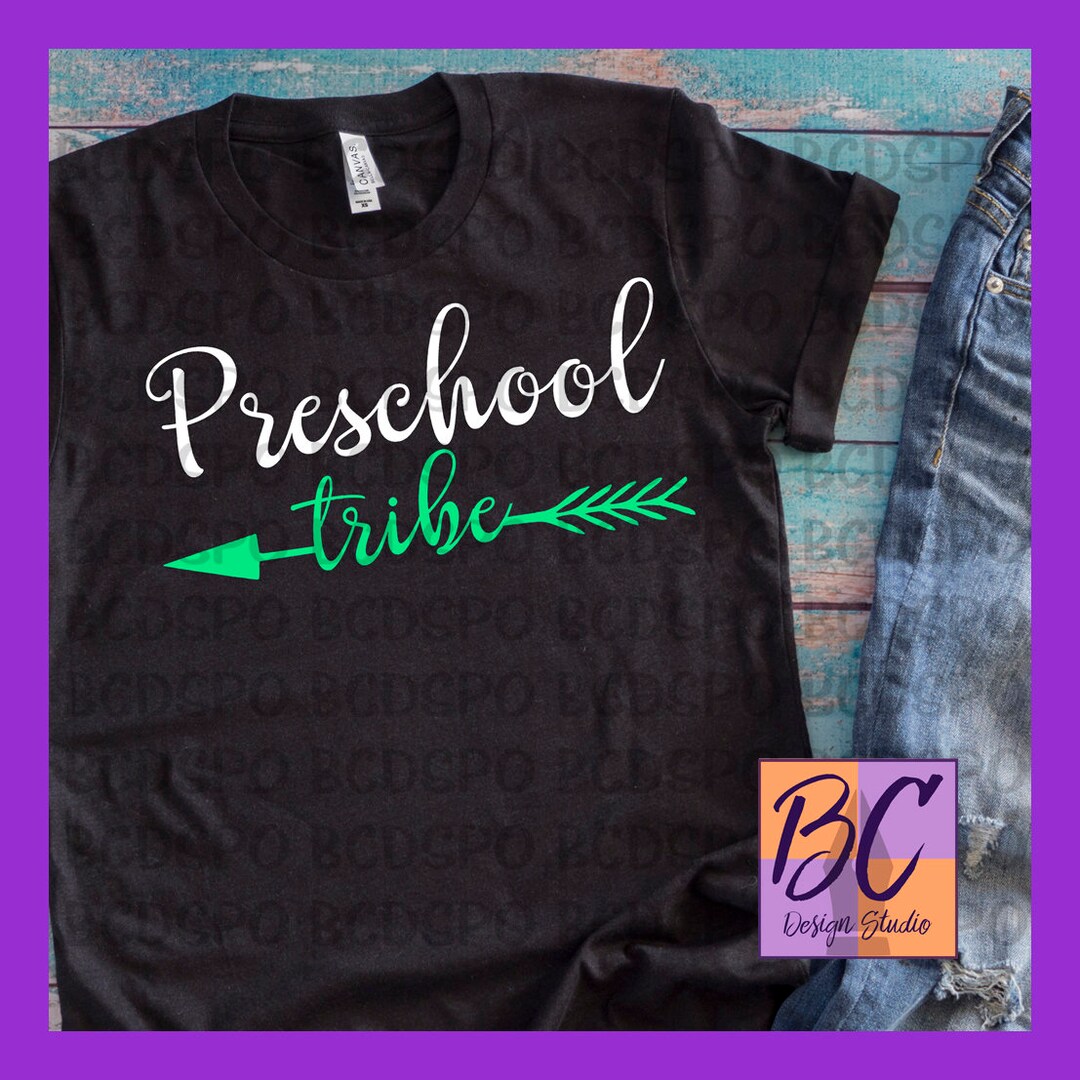 Preschool Tribe Svg, Teacher Svg, Preschool Svg, Arrow, Shirt, Pre-k ...