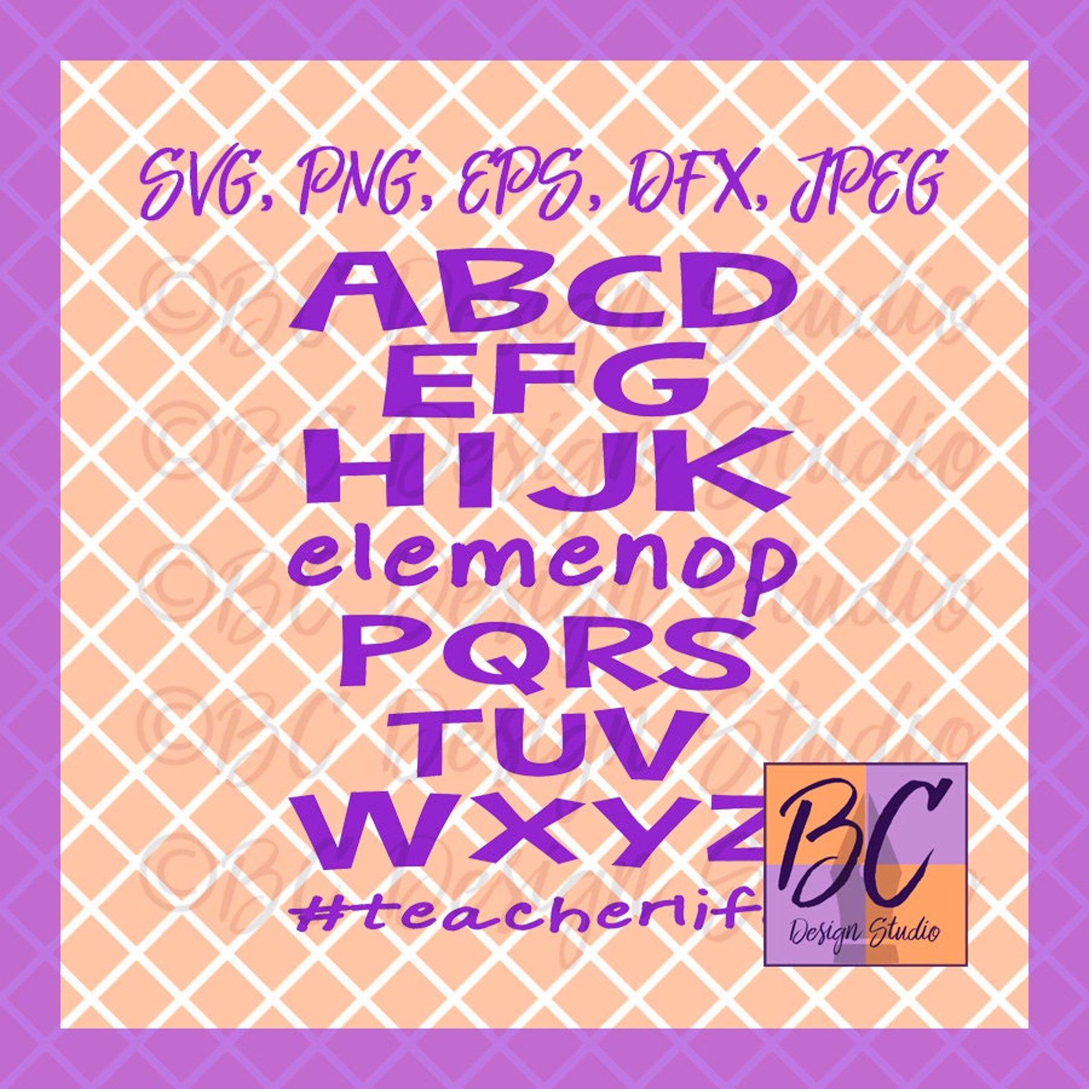 ABC Elemeno Svg Teacher Svg Back to School Cut File Funny - Etsy