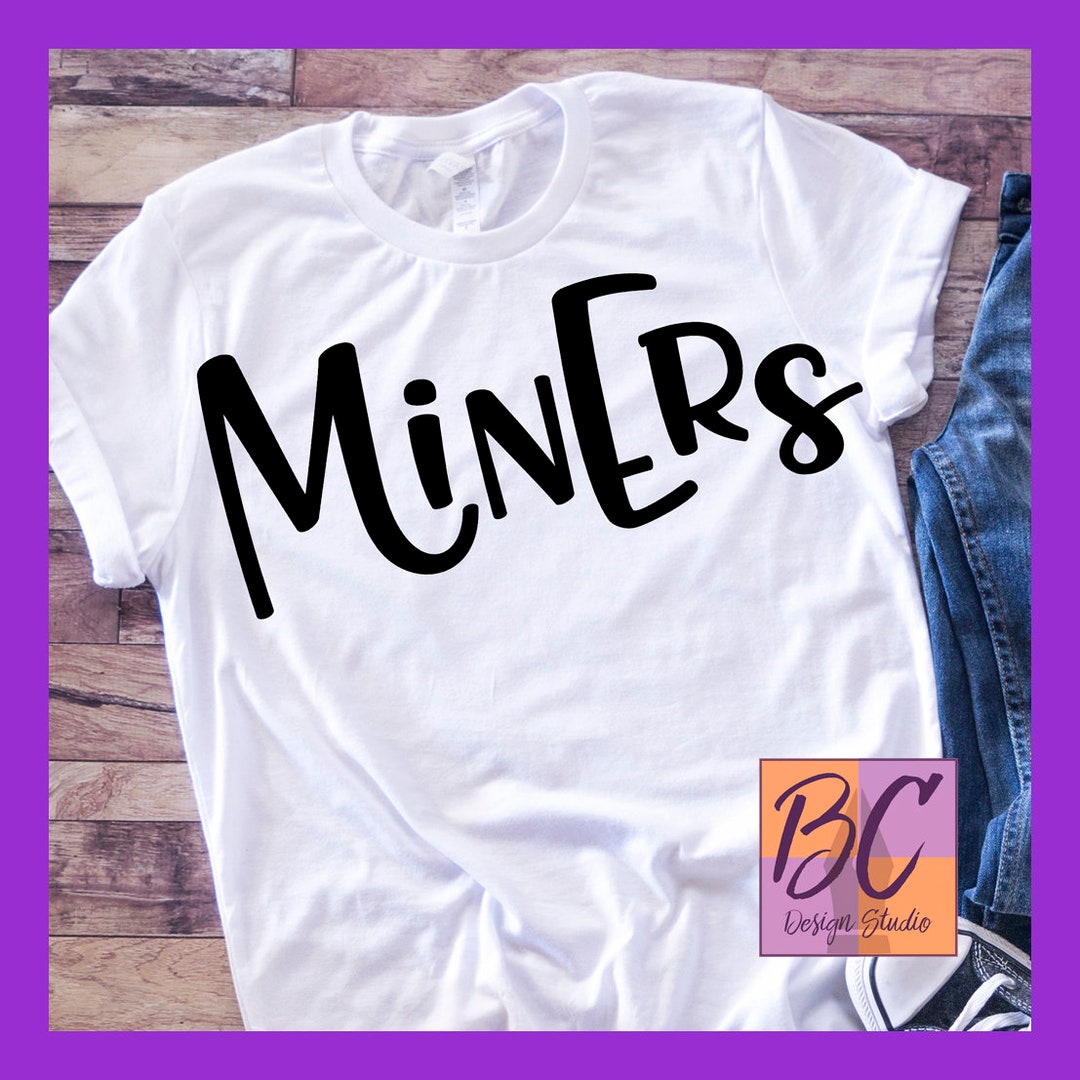 Miners Team Sports Name Svg, Miners Svg, Jpg, Dxf, Eps, Png, Clip Art ...