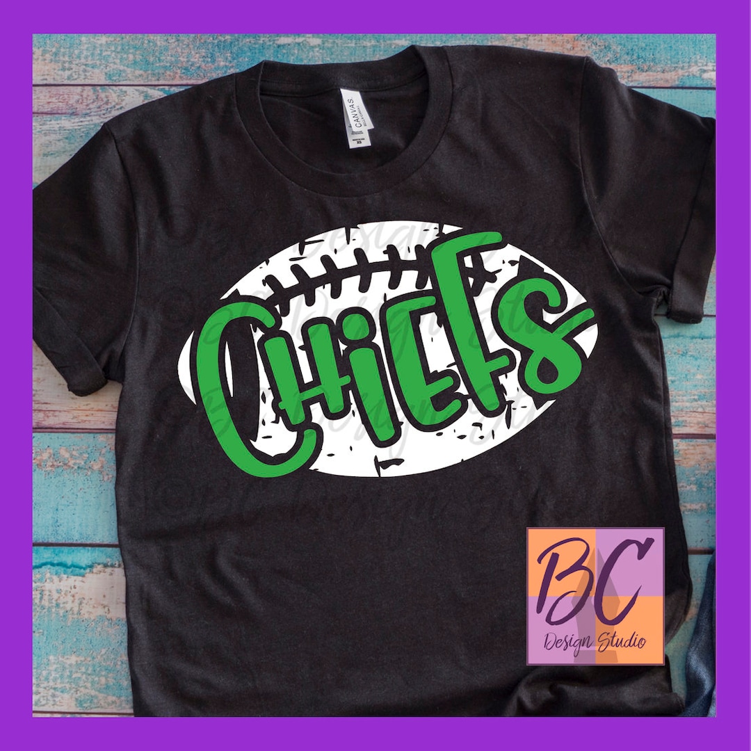 Chiefs Grunge Distressed Football Svg, Jpg, Png, Clip Art, Football ...