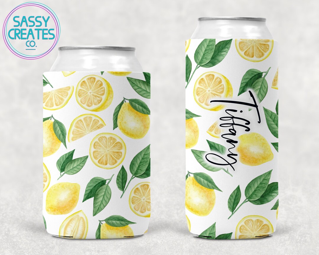Lemon Can Cooler Personalized Lemonade Coolie, Main Squeeze Drink ...