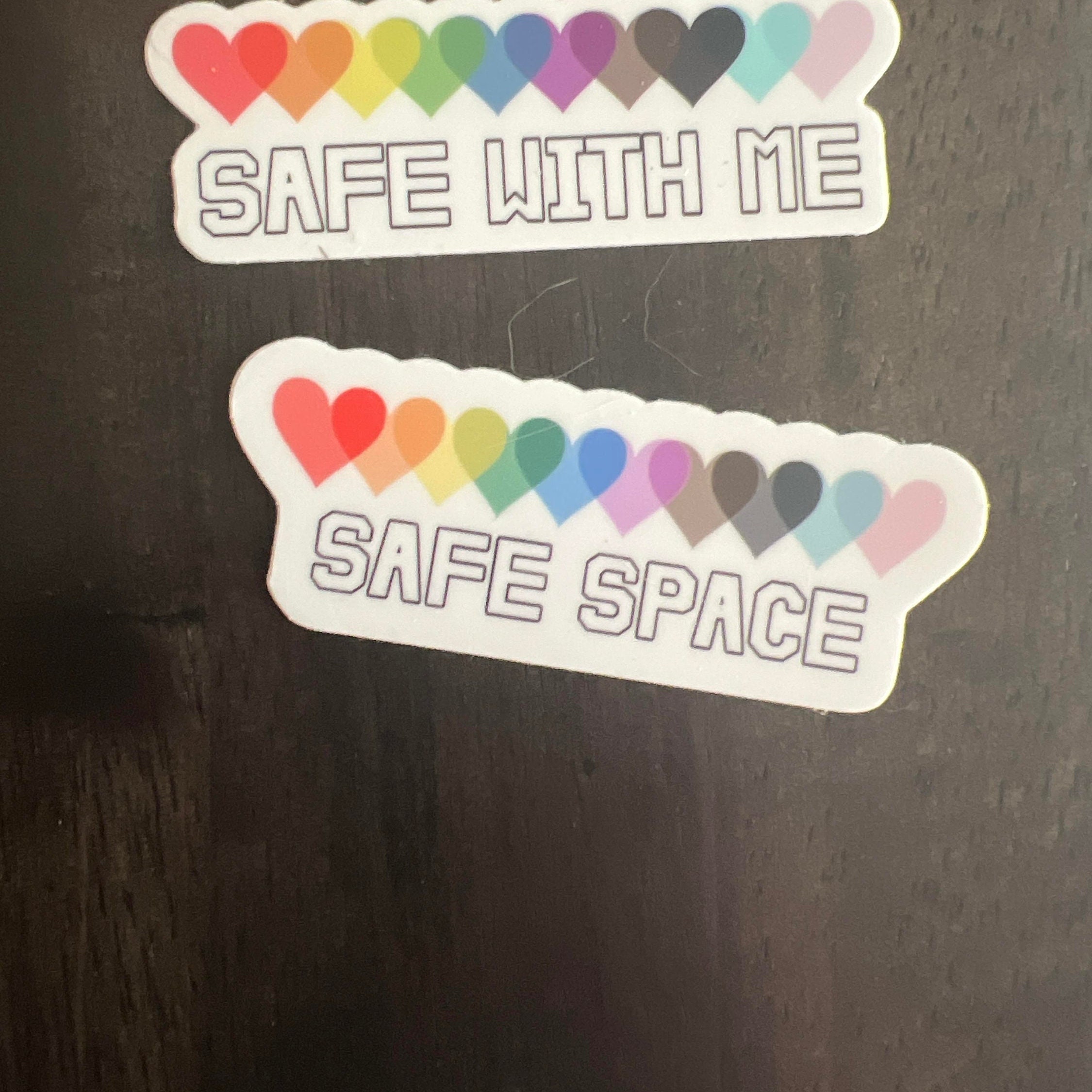 Mini Safe Space Vinyl Sticker | 3 X 1 Inch | Waterproof, Fade Resistant ...