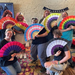 Pride Fans | Large Hand Fan - Etsy