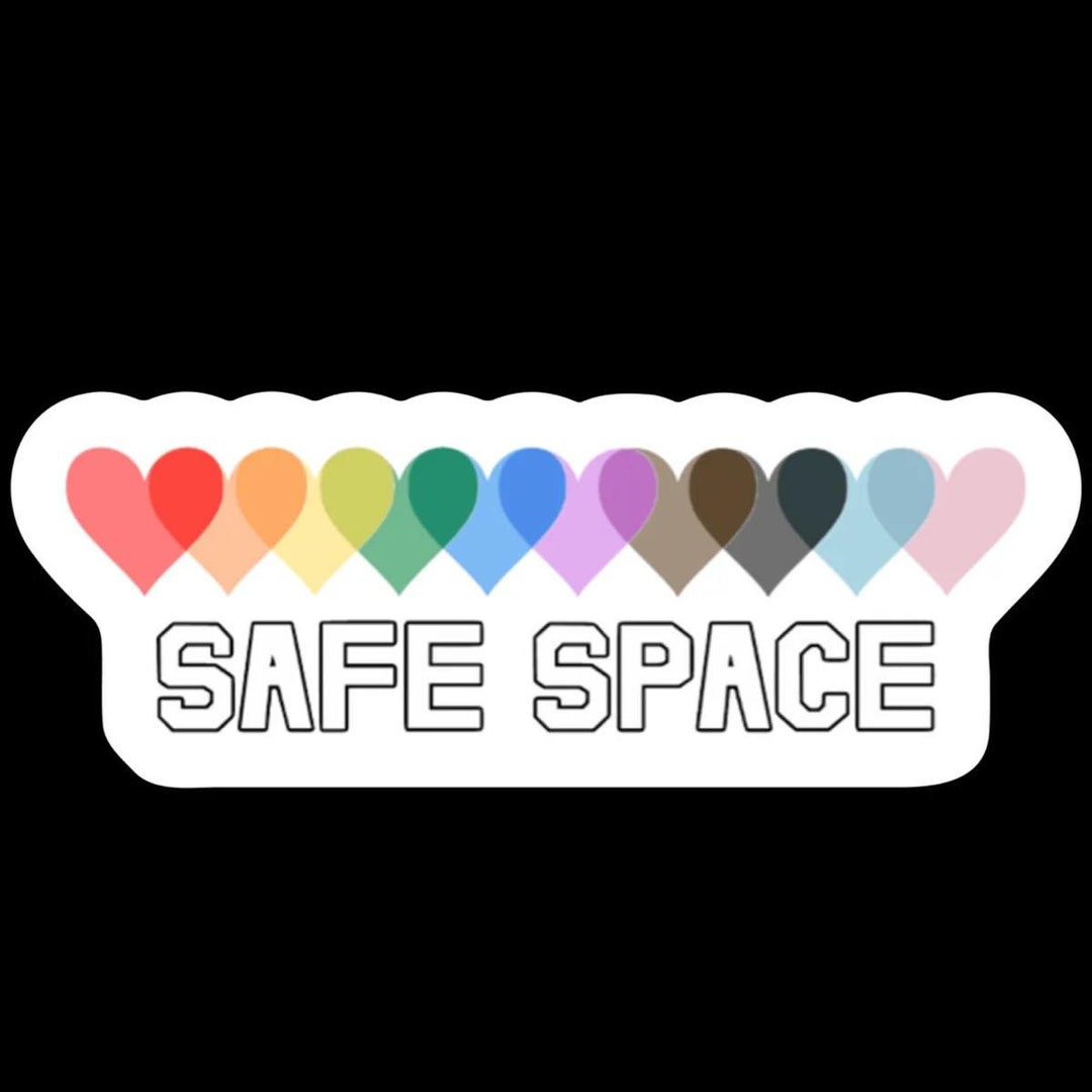 Mini Safe Space Vinyl Sticker | 3 X 1 Inch | Waterproof, Fade Resistant ...