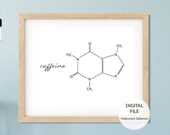 Coffee Chemistry Poster - Etsy
