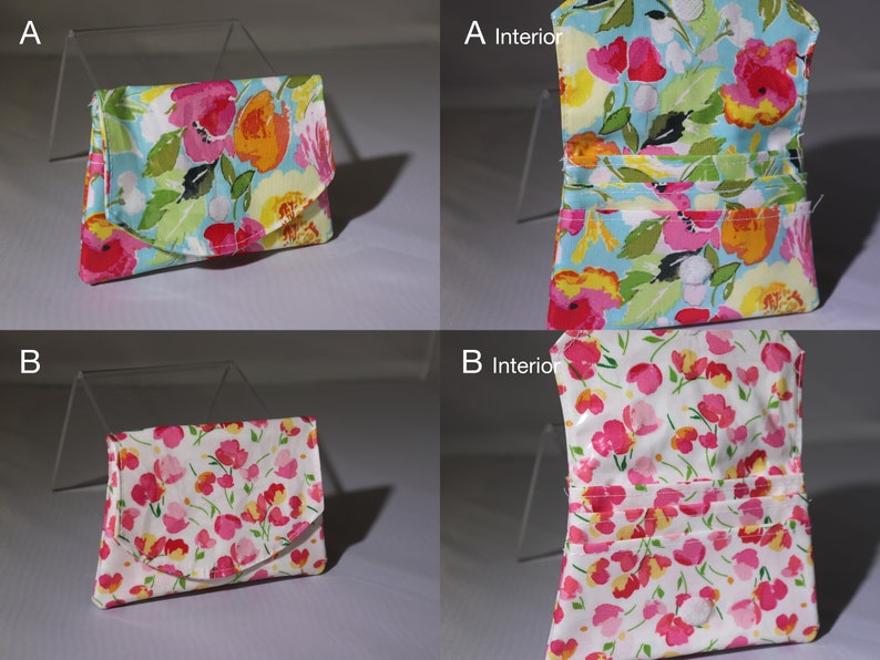 Laminated Cotton Three Pocket Wallet - Etsy