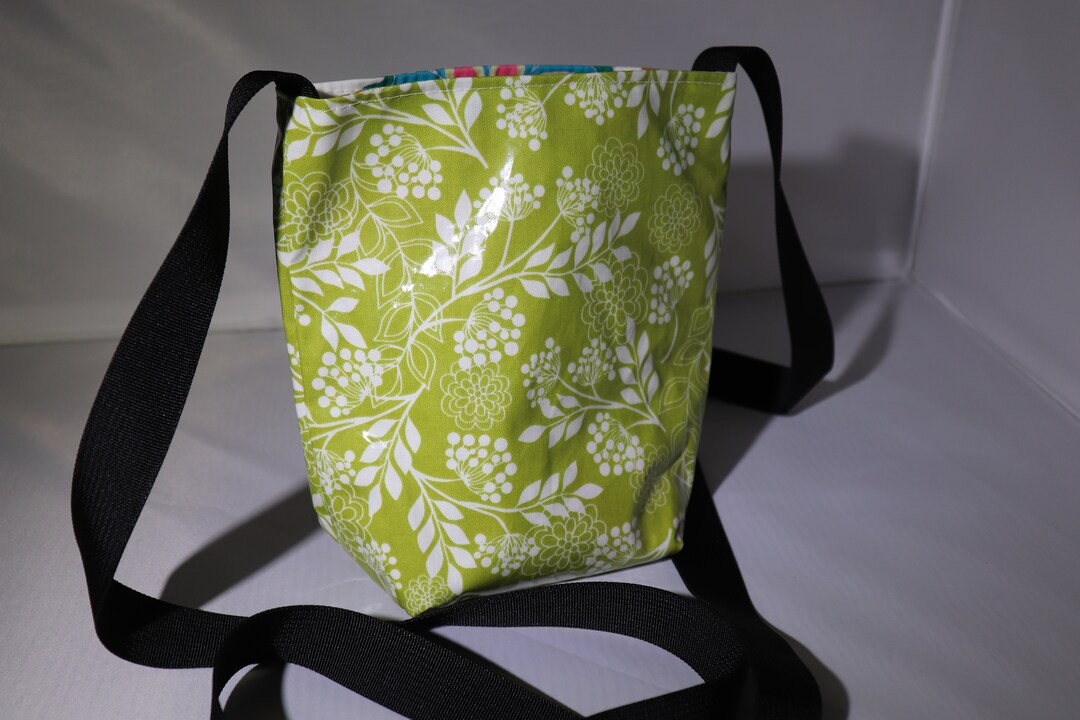 Laminated Cotton Roxy Walking Bag, Waterproof Crossbody - Etsy
