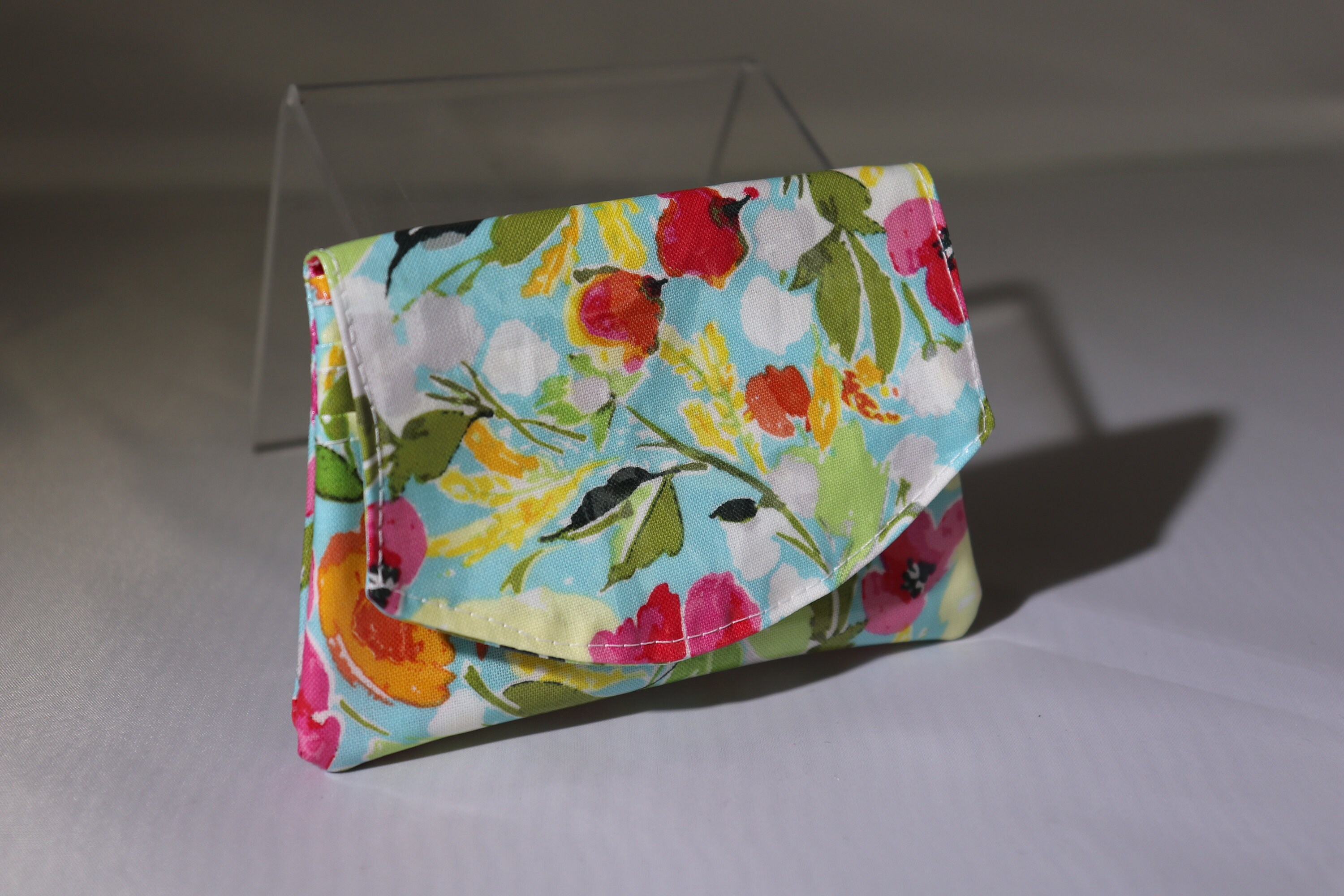 Laminated Cotton Three Pocket Wallet - Etsy
