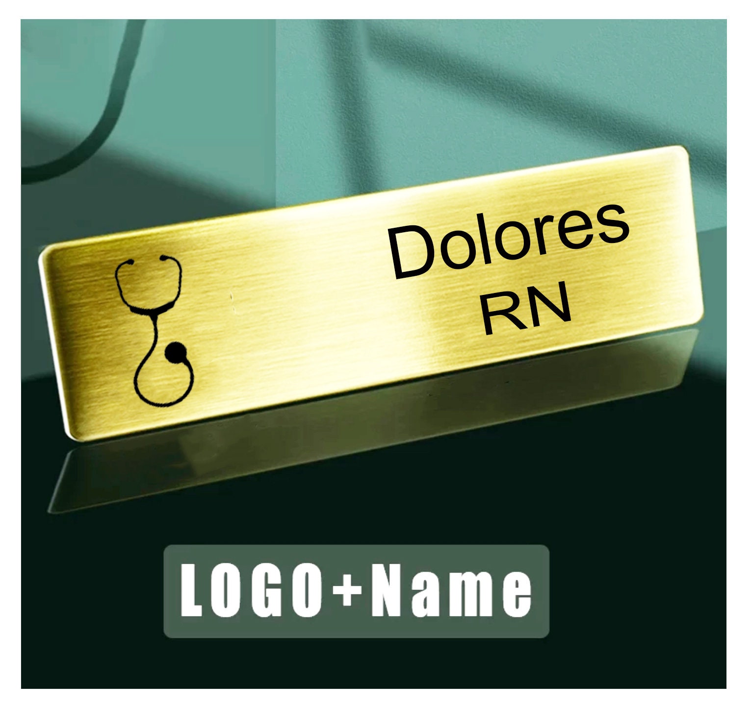 Magnetic Name Tag Logo Name Tag Nurse Badge Teacher Badge Realtor Badge ...