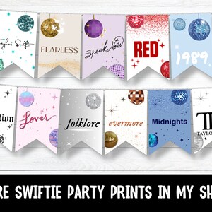 Taylor Swift Party Decorations, Printable Taylor Swift Party Signs ...