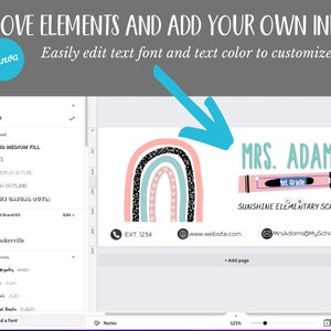 Email Signature Teacher, Email Template for Teachers, Digital Business ...