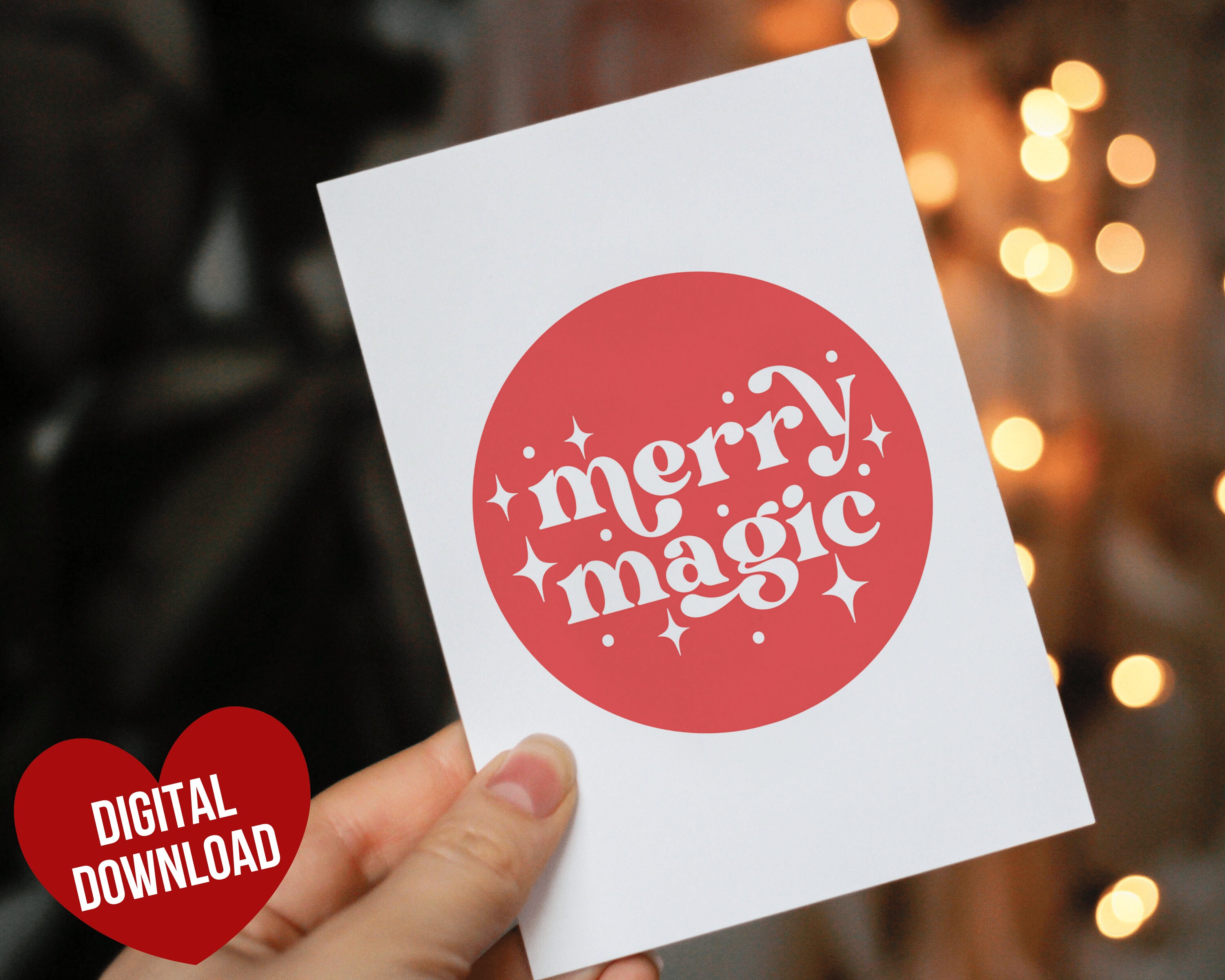 Printable Christmas Cards Christmas Cards Pack Set of 14 - Etsy