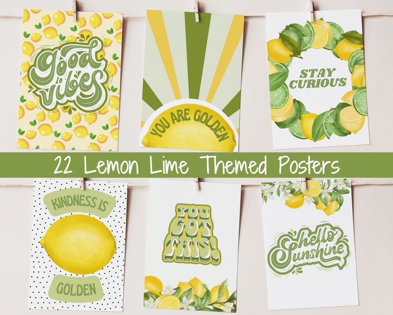 Classroom Decor Bundle Lemon Classroom Decor Elementary - Etsy