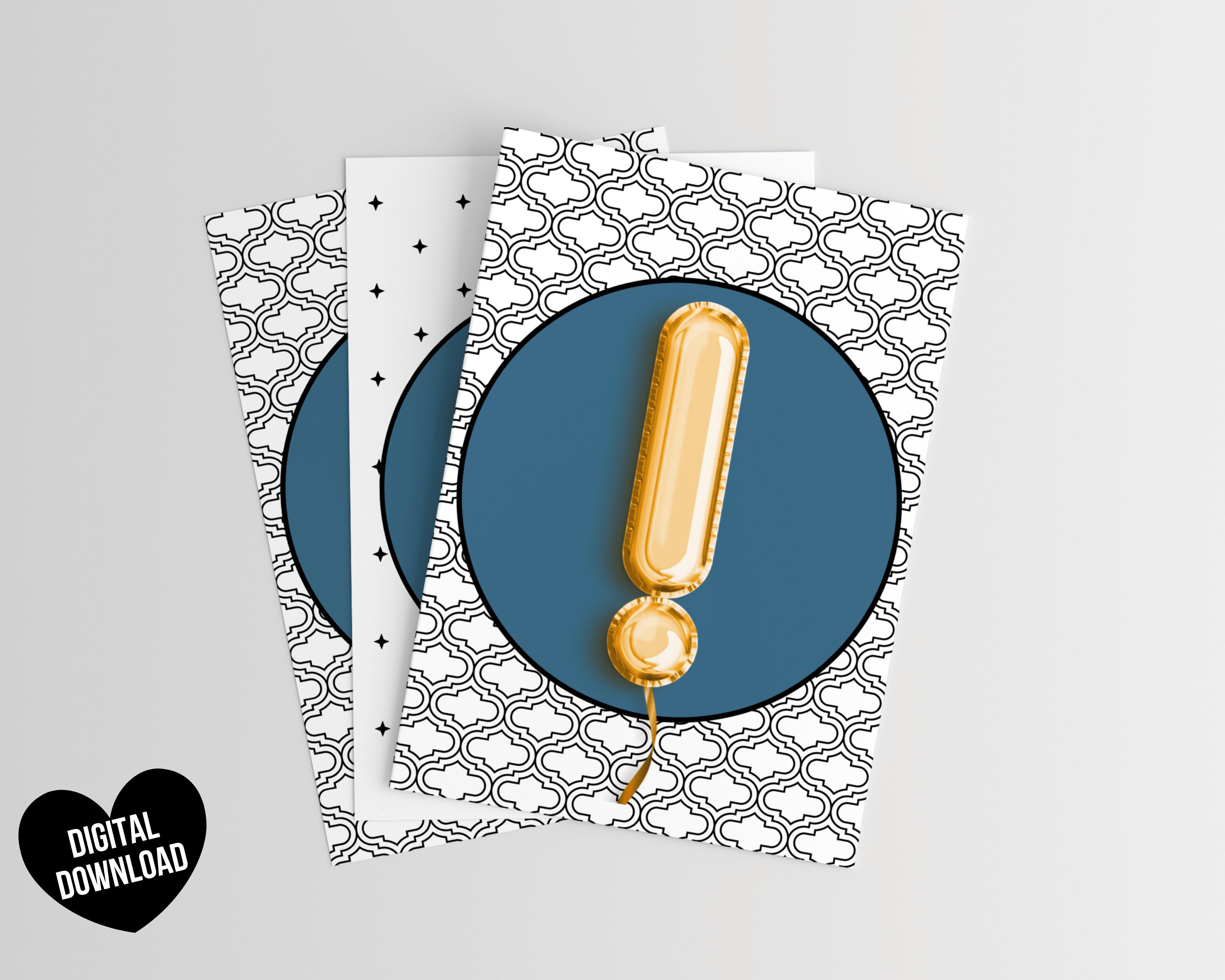 Gold Foil Balloon Alphabet Posters Number Posters Classroom - Etsy