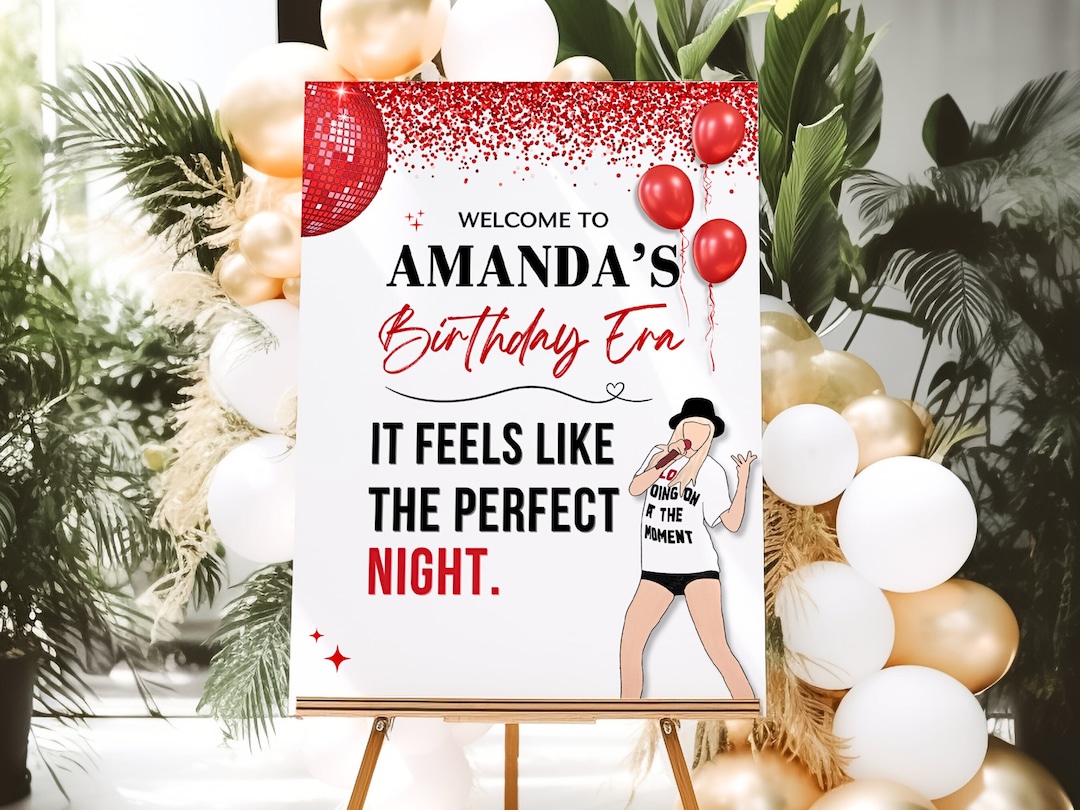 Taylor Swift Party Decorations, Printable Taylor Swift Party Signs ...