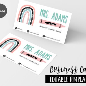 Email Signature Teacher, Email Template for Teachers, Digital Business ...