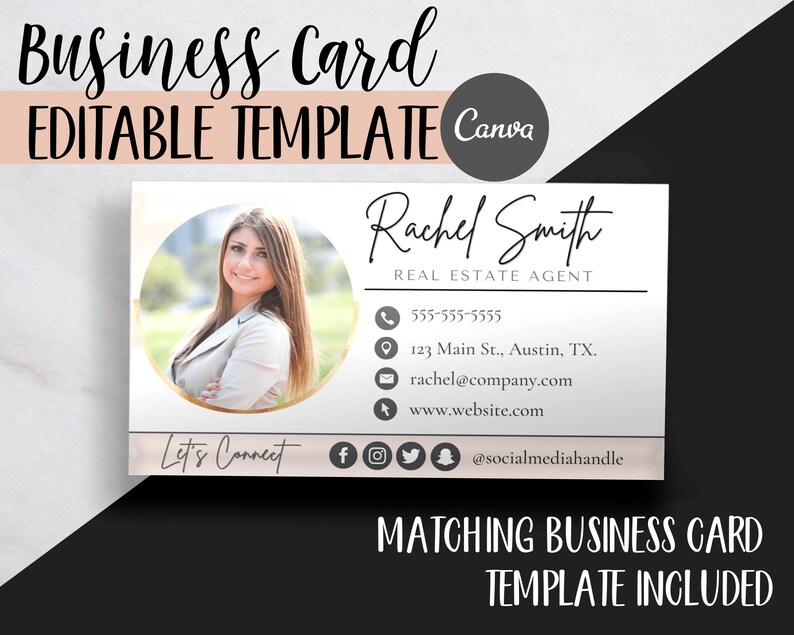 Email Signature Template Business Card Template Bundle - Etsy
