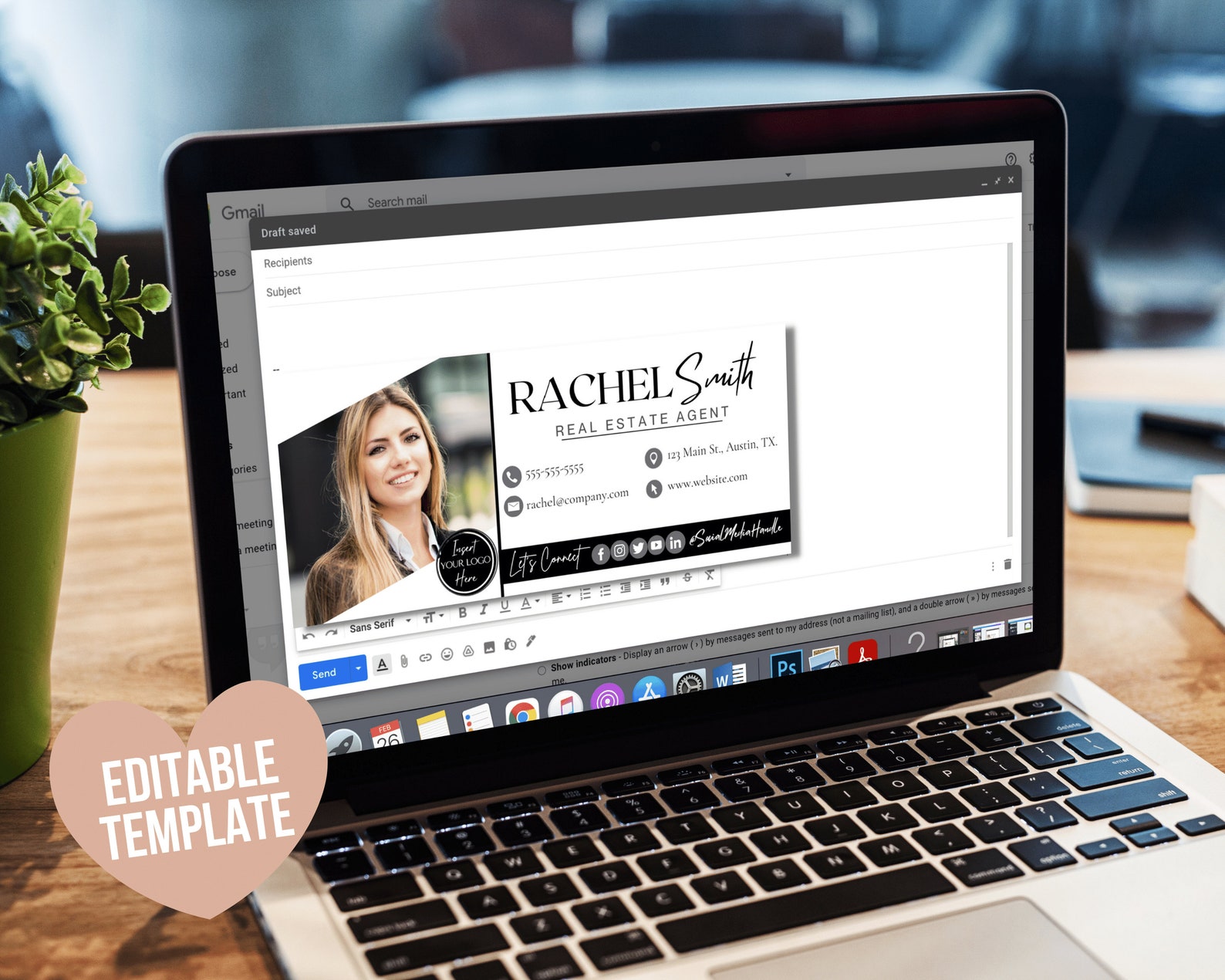 Email Signature Template Business Card Template Bundle - Etsy