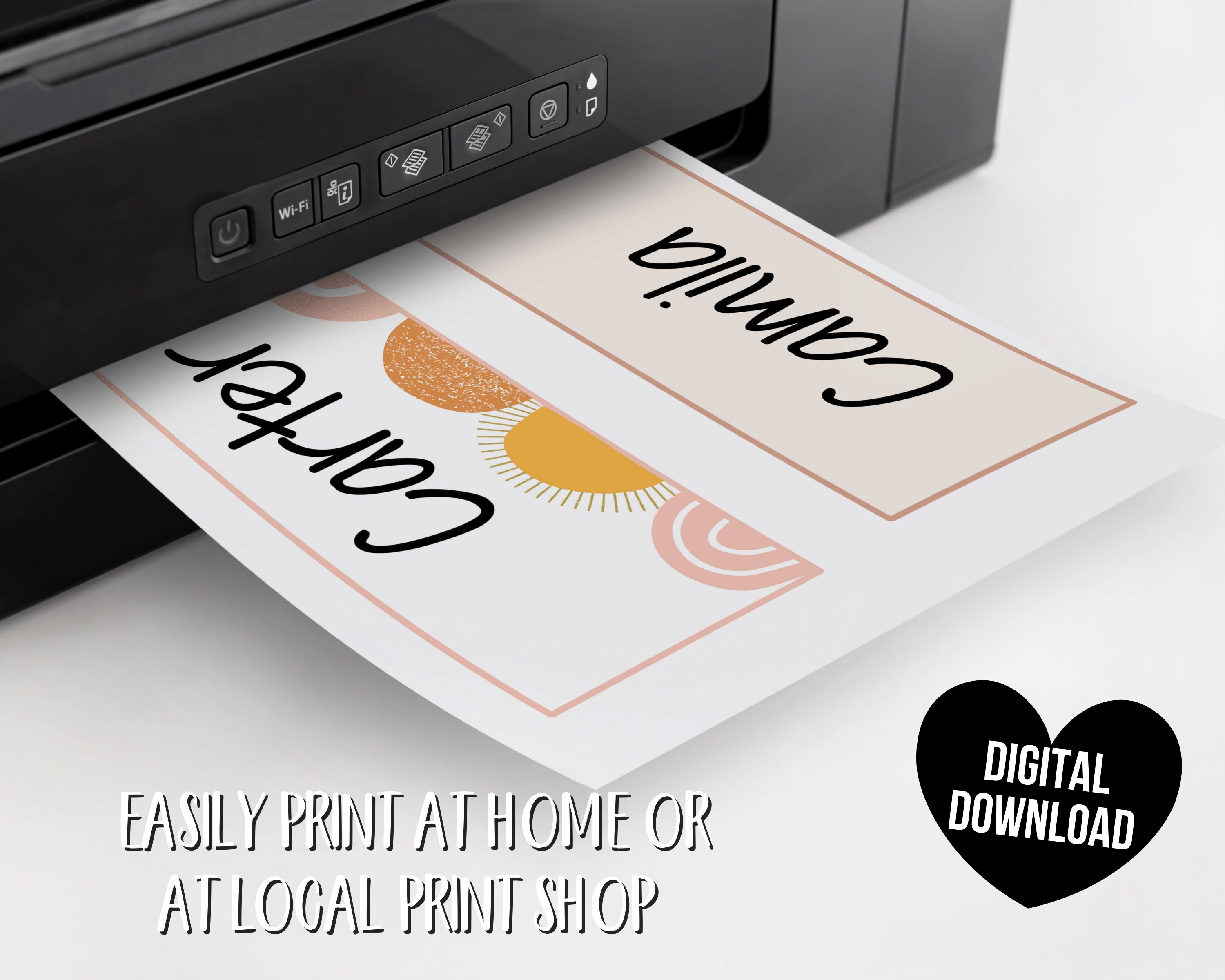 Boho Classroom Labels Student Name Tags Retro Boho Classroom - Etsy ...