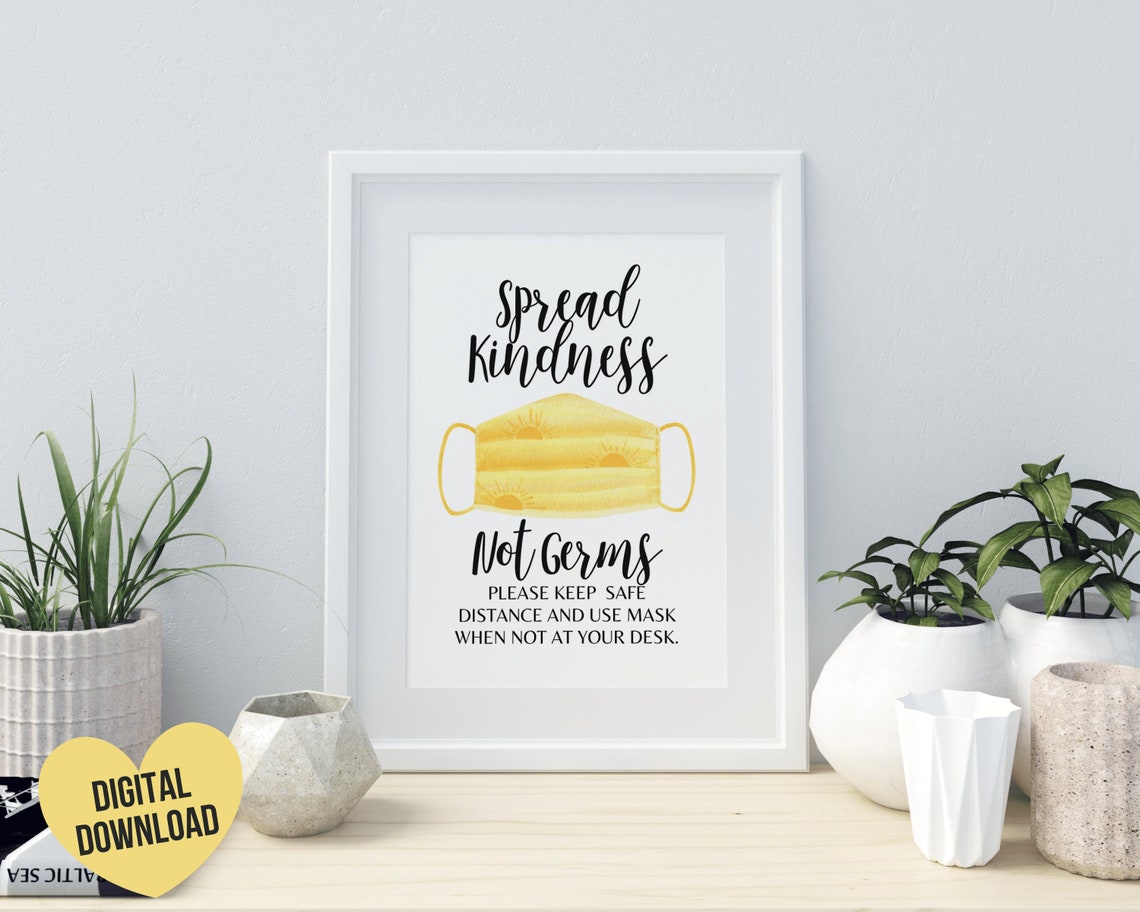 Back to School Covid Safety Printable for Classroom Social - Etsy