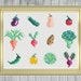 Vegetable Cross Stitch Pattern instant PDF Download Veggies - Etsy