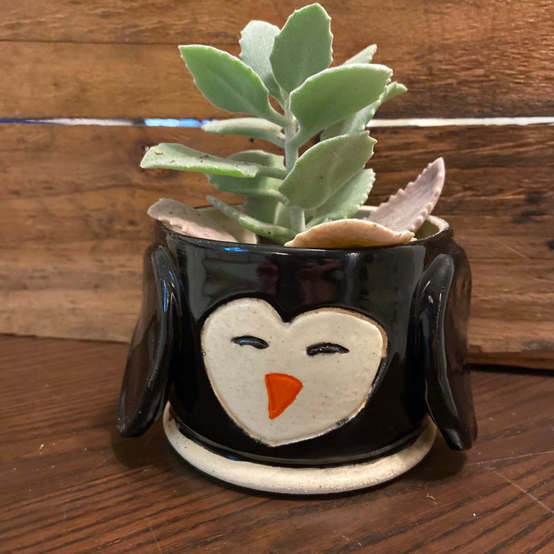 Penguin Plant Pot - Etsy