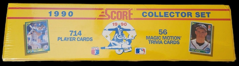 1990 SCORE Baseball Collectors Set FACTORY SEALED 704 Cards 56 Magic ...