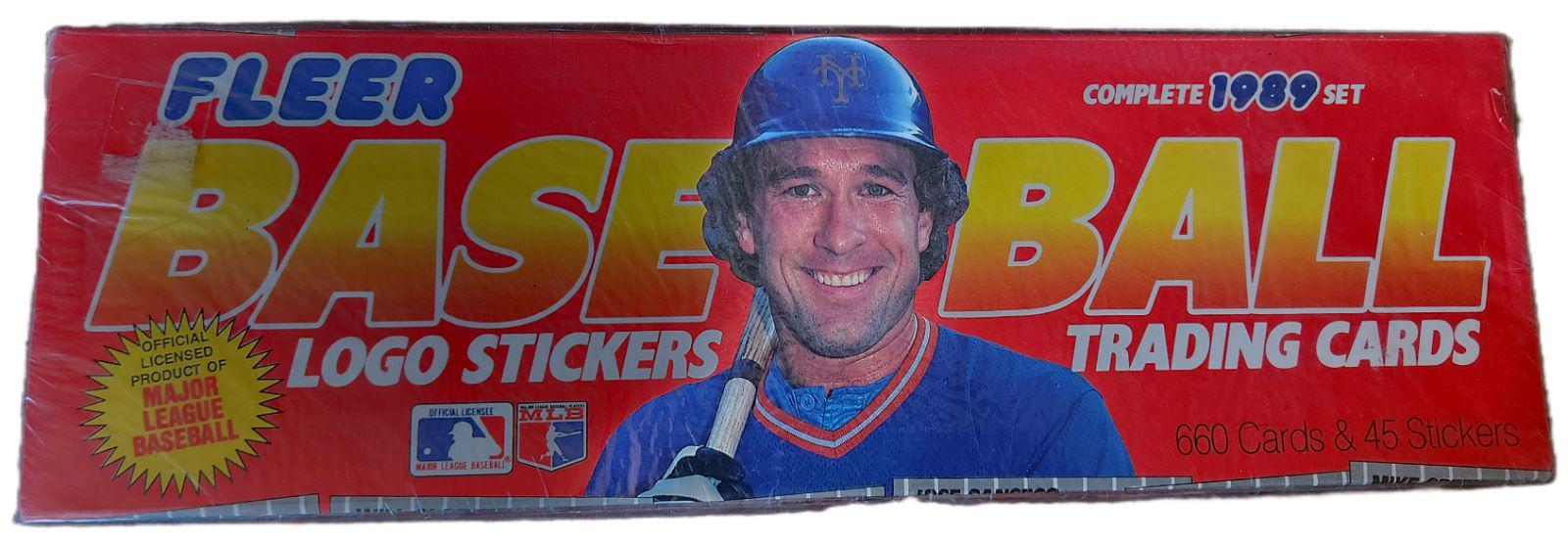 1989 Fleer Baseball, Logo Stickers and Trading Cards SEALED Wax Box - Etsy
