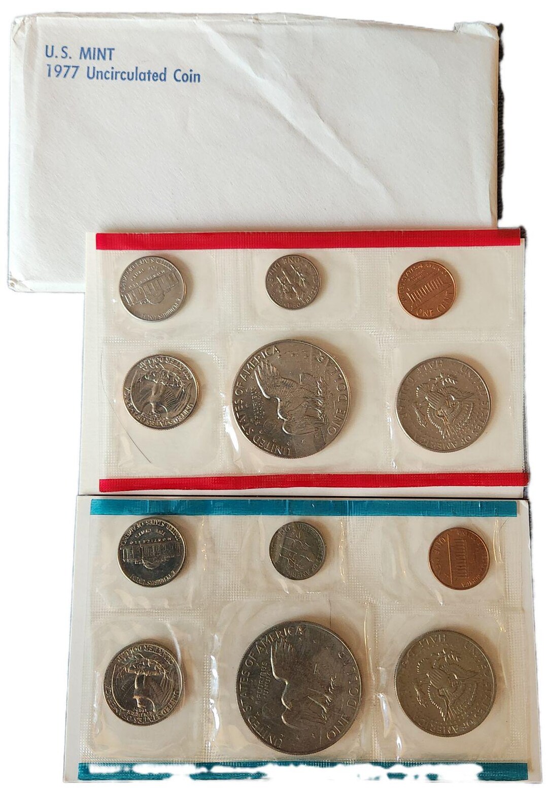 1977 US Mint Uncirculated Coin Set - Etsy