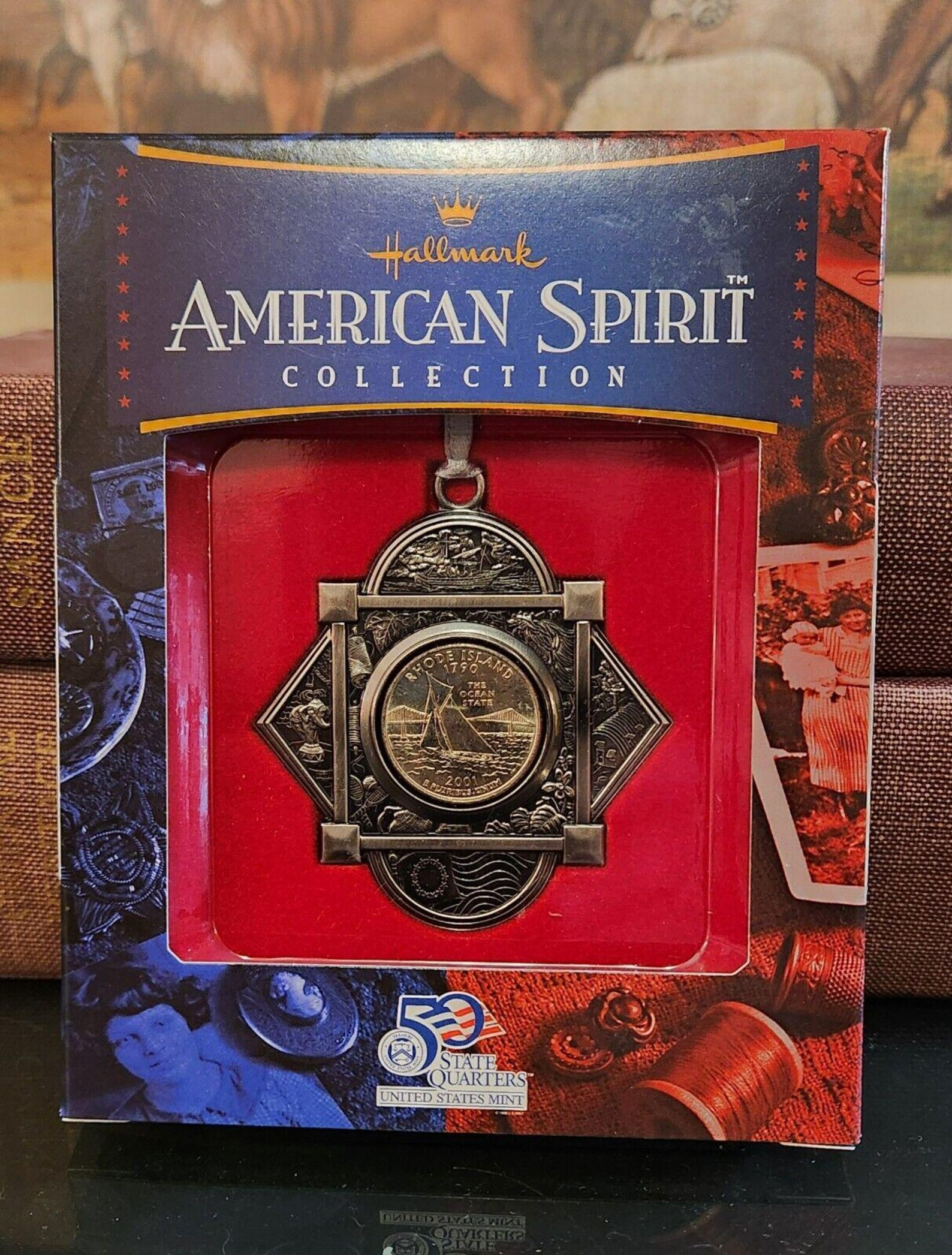 2001 Hallmark American Spirit, From the Mint, Rhode Island State ...
