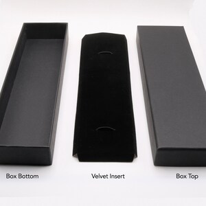 Matte Black Jewelry Display Packaging Gift Boxes With Velvet Insert - Etsy