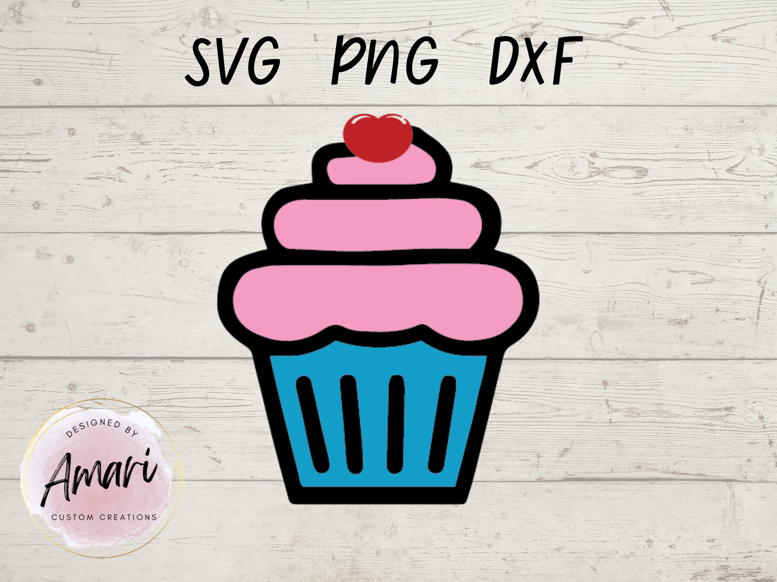 Cupcake Svg Cupcake Png Cupcake Dxf Digital Download Cut | Etsy