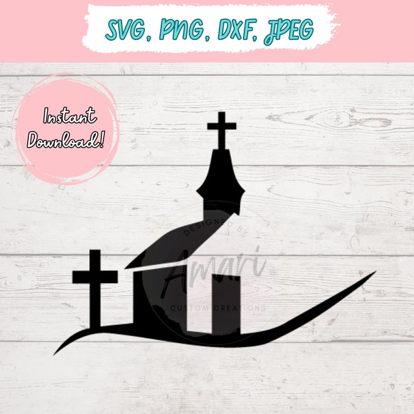 Church Svg File - Etsy