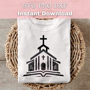 Church SVG & PNG: Christian Logo File (digital Download) - Etsy