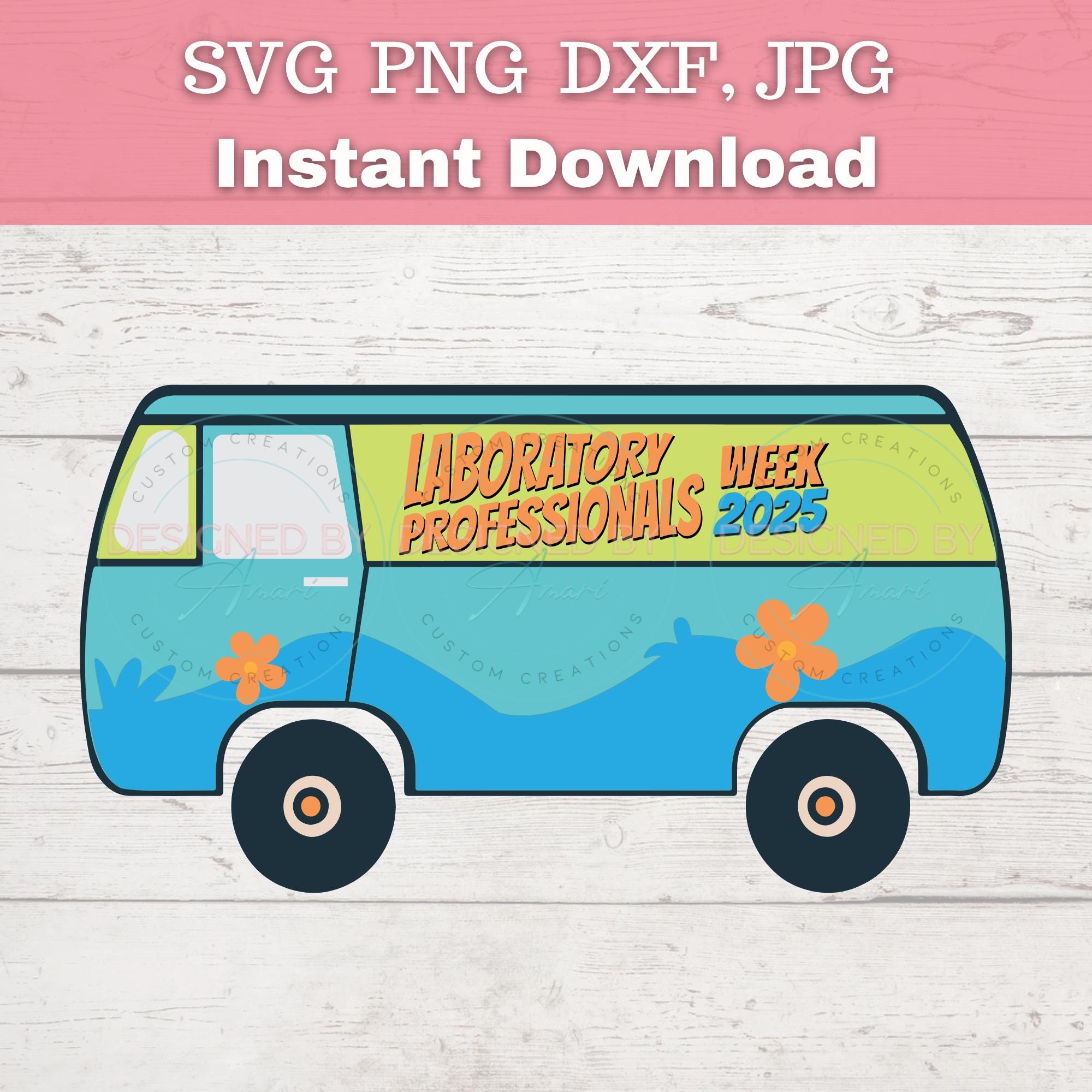 Laboratory Professionals Week 2025 SVG | Mystery Machine Lab Week PNG ...