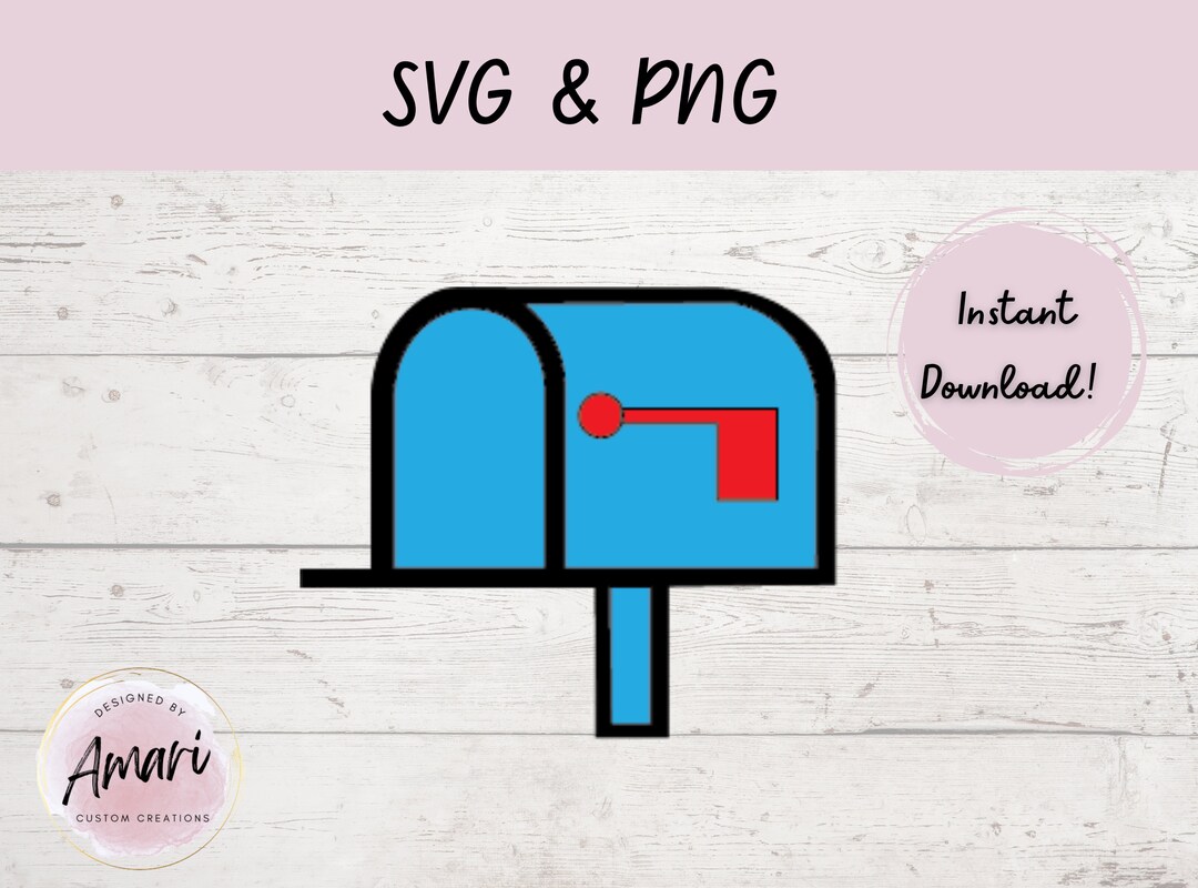 Mailbox SVG & PNG - Etsy