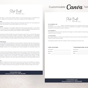 Photo Booth Rental Contract, Edit in Canva, Professional Photo Booth ...