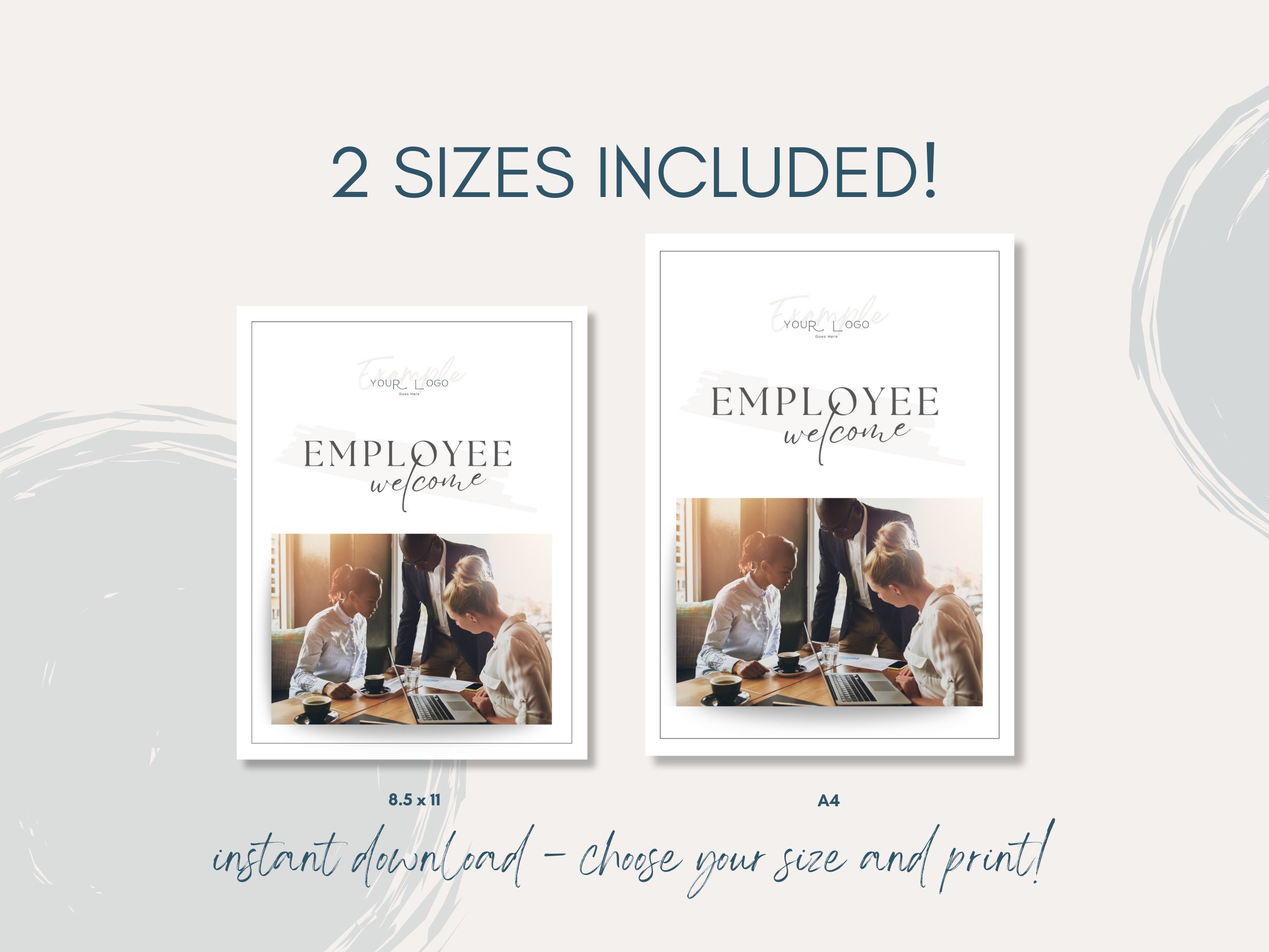 Employee Handbook Template Canva, Editable HR Manual, New Hire ...